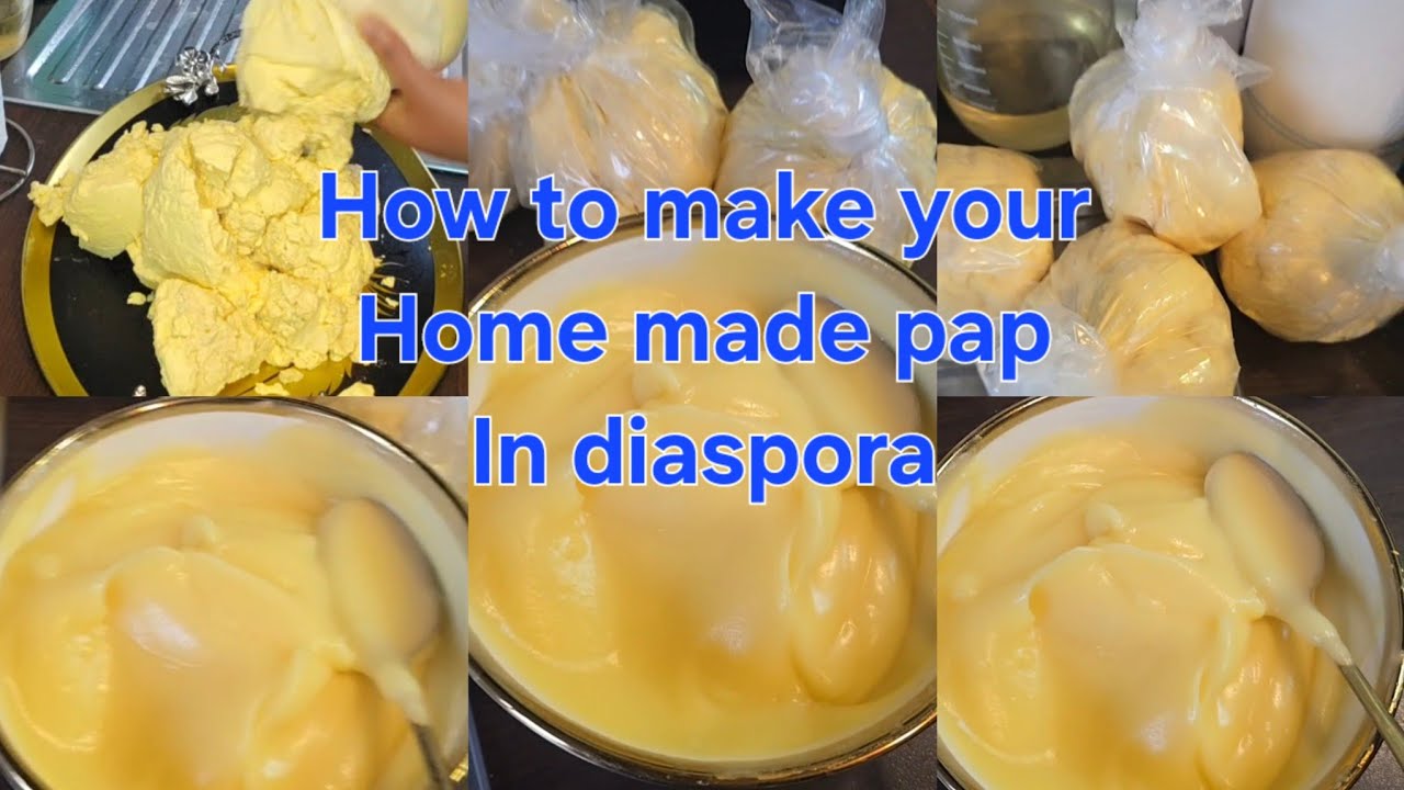 How i prepare my home made pap(ogi) in diaspora - YouTube