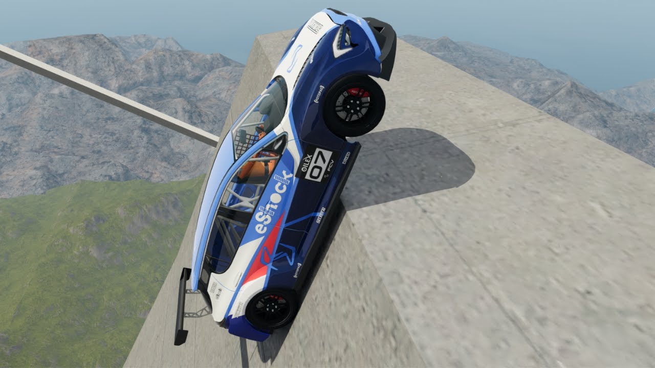 Very Fast Cars VS Ramp - BeamNG Drive - YouTube
