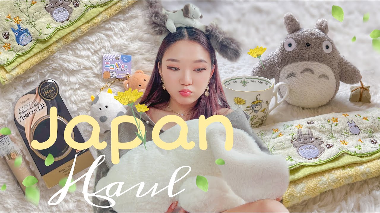 JAPAN HAUL 💛🍃 Studio Ghibli, Starbucks, Makeup - YouTube