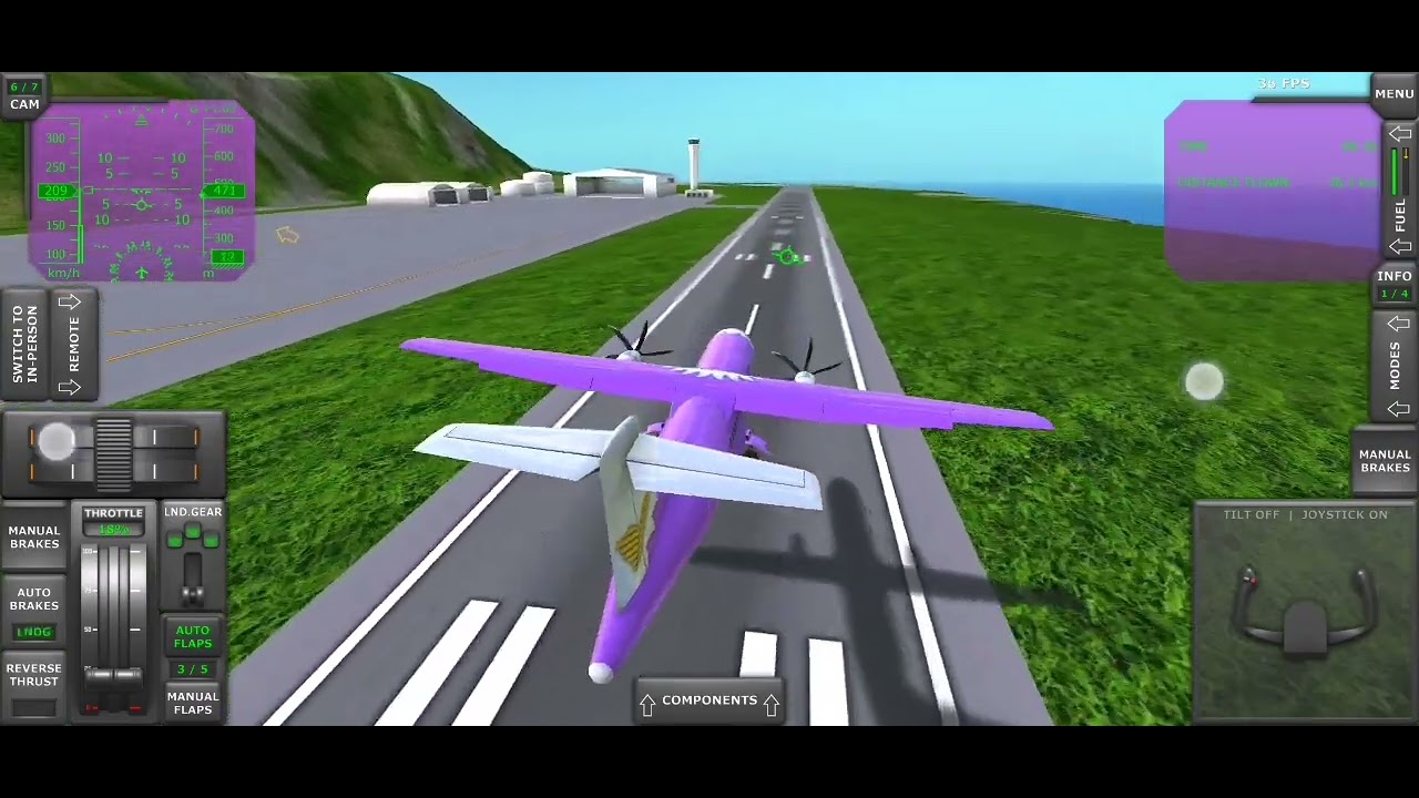 Turboprop Flight Simulator Gameplay - YouTube