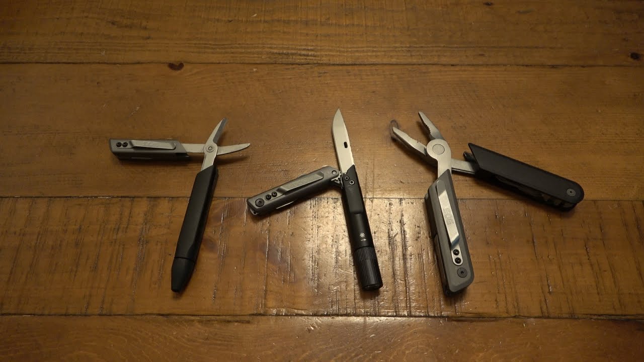 SOG "Baton" Series Of Multitools (Q1, Q2, & Q3) - YouTube