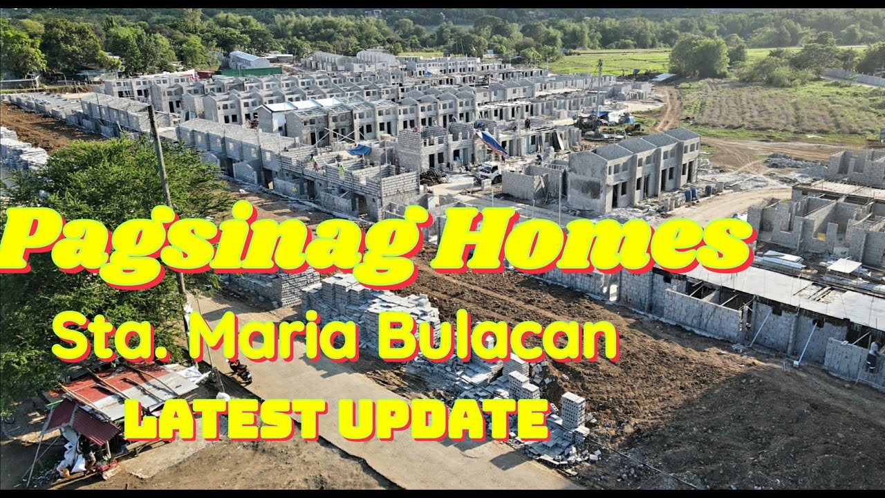 Pagsinag Homes Sta. Maria Bulacan Latest Update - YouTube