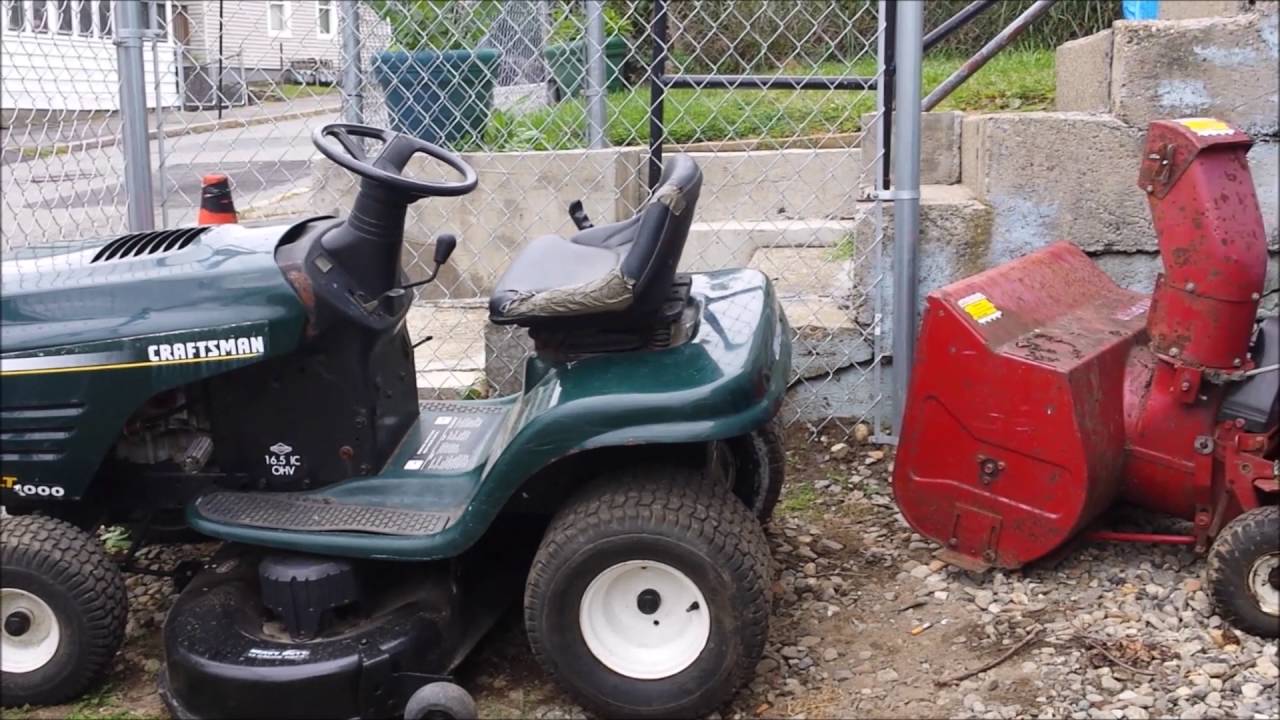 The Snapper Ride on Snowblower - YouTube