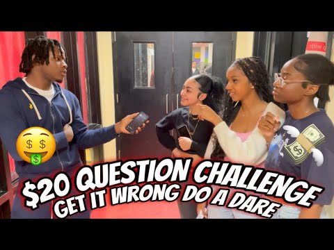 $20 QUESTION CHALLENGE | HIGH SCHOOL EDITION - YouTube