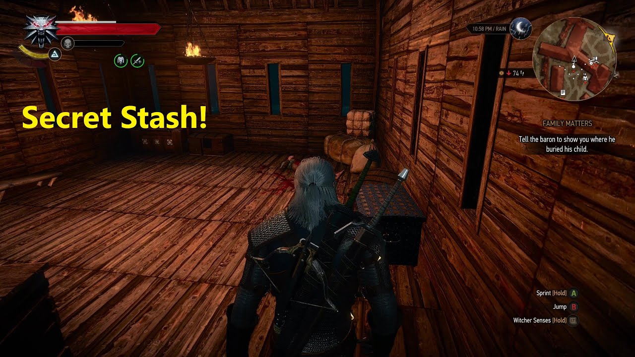 Witcher 3-Crow's perch secret treasures and how to find them - YouTube