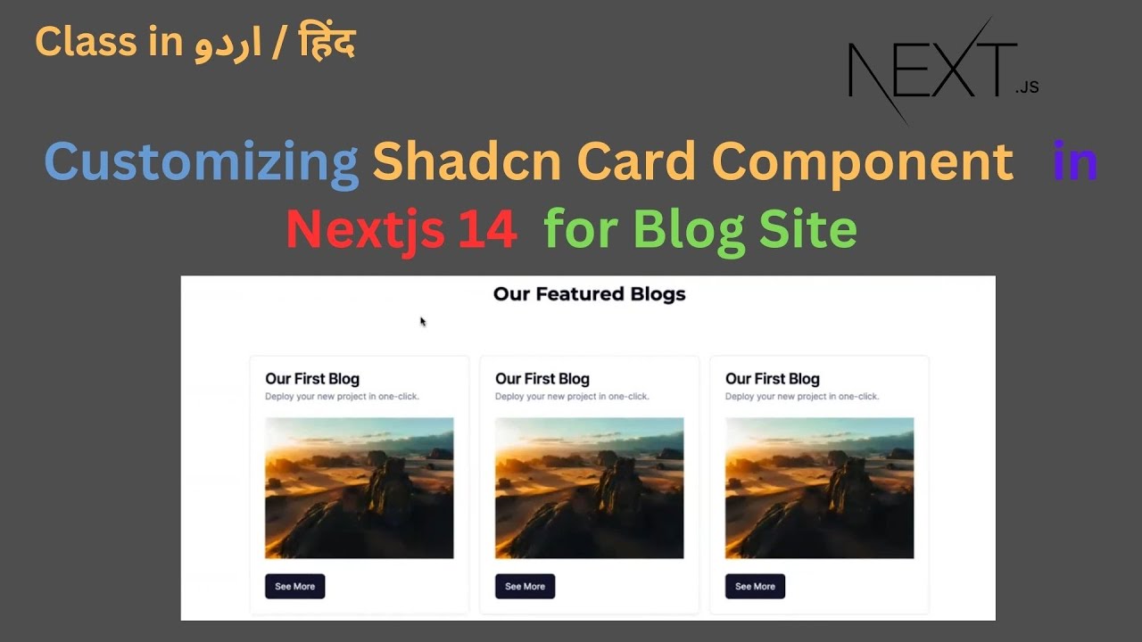 Customizing Shadcn Ui Card Components For A Blog Site Panaverse Dao Q2 Online Class Youtube