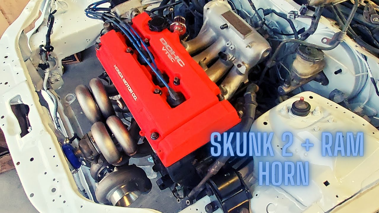 1999 Honda Civic Type r Replica Part 2 | Engine install + performance ...