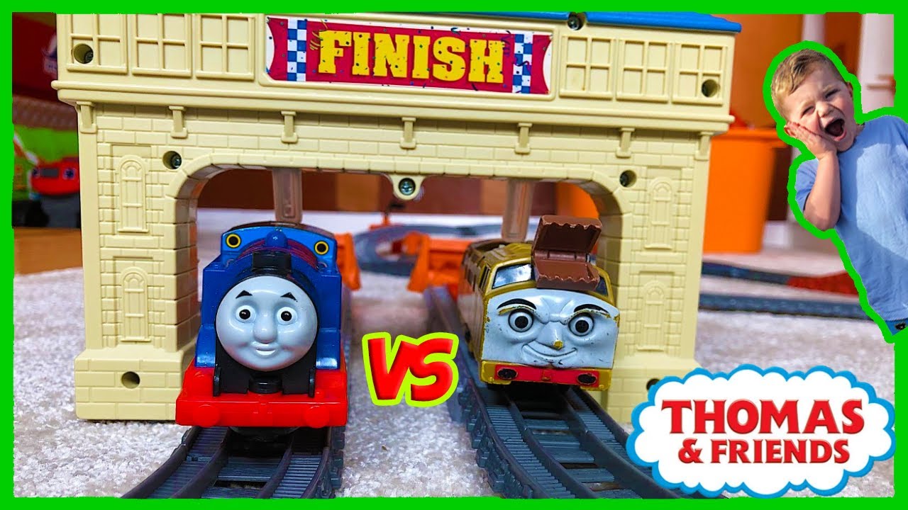 Thomas Great Race Competition Thomas and Friends Railway Race Set Train ...