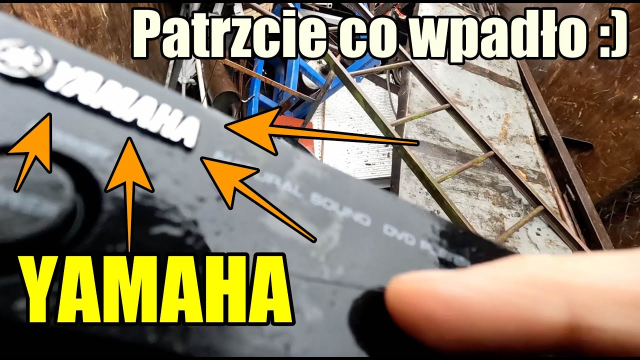 No iiii fajnie :) Sprzęcik YAMAHY, farelka PRL oraz duża huśtawka ...