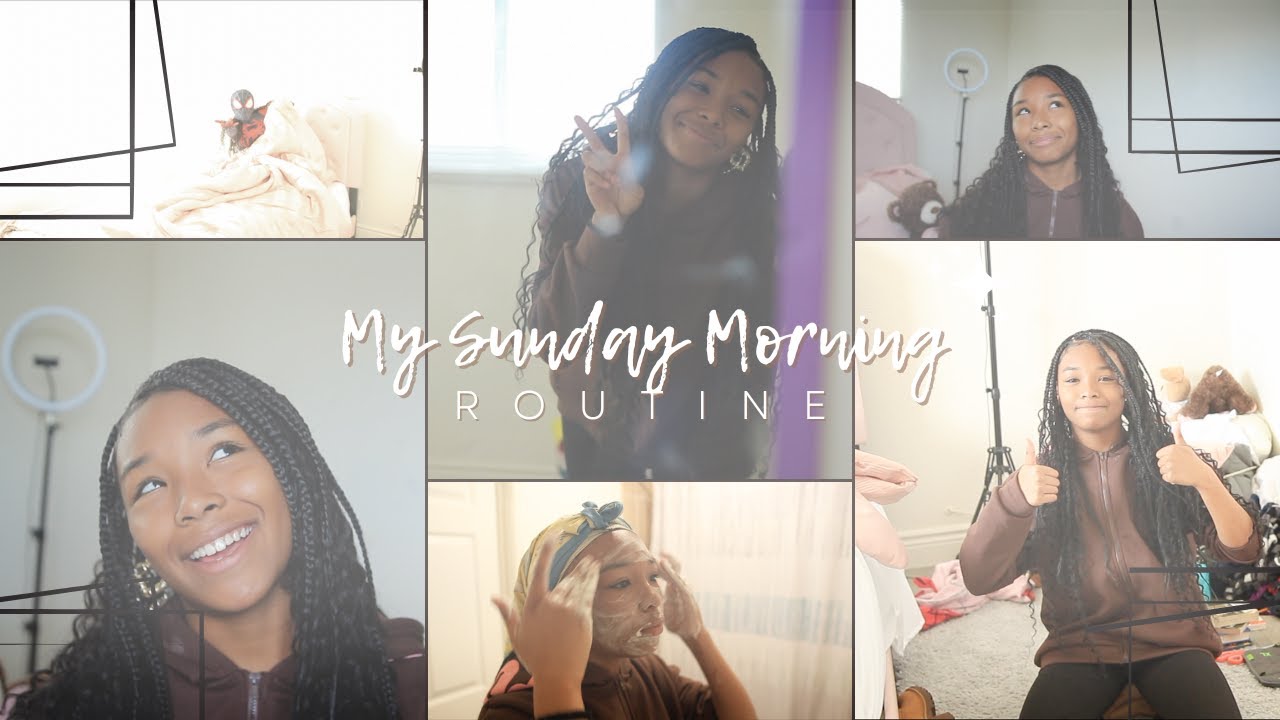 My Sunday Morning Routine🌸(clean my room with me) - YouTube