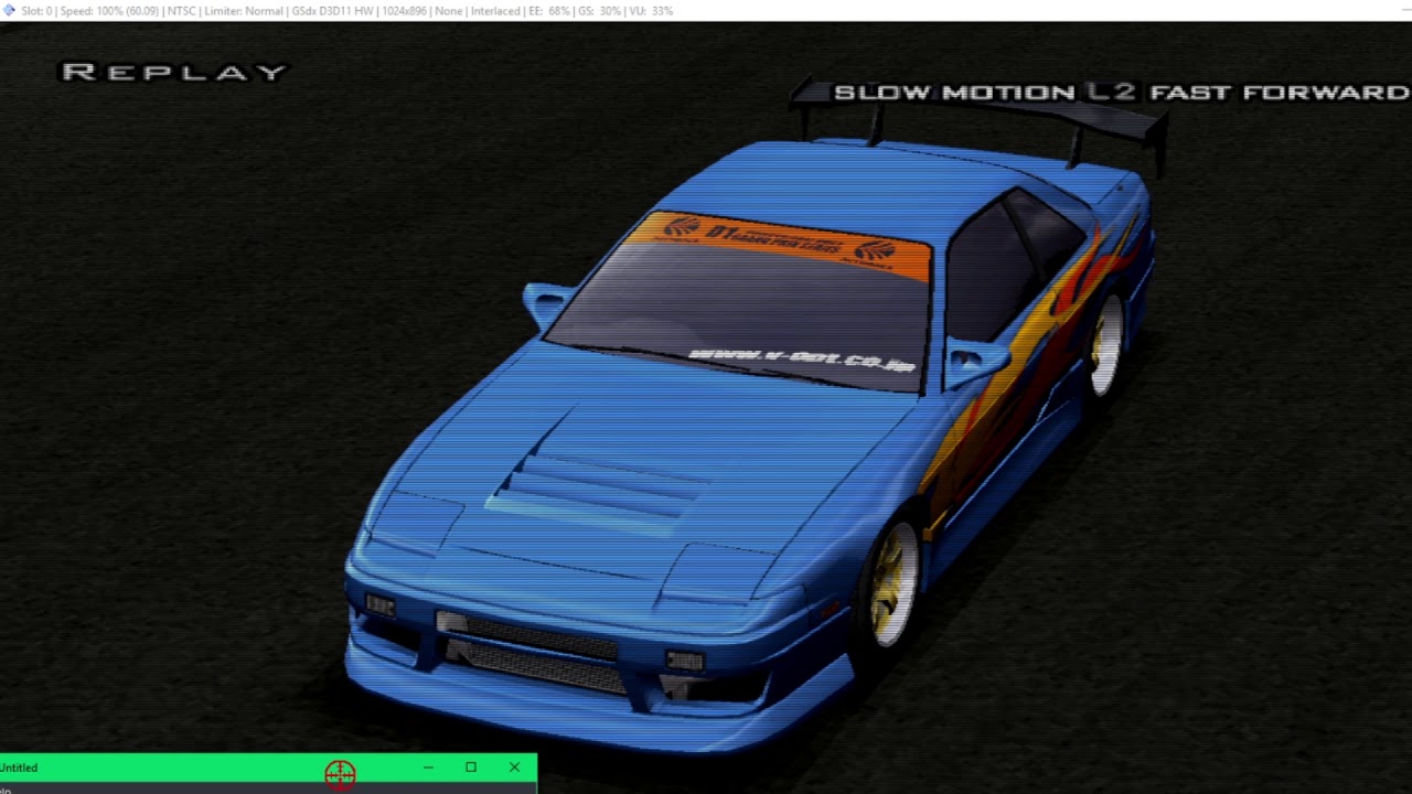 d1gp arcade racer -irwindale speedway time attack - pcsx2 1.6.0 1080p ...
