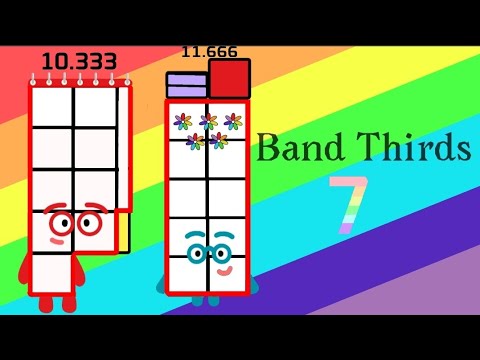 Numberblocks Band Thirds 7 - YouTube