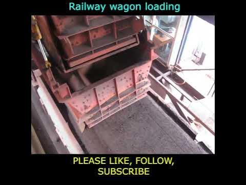 Railway wagon loading || Rapid wagon loading || Flood loading #shorts - YouTube