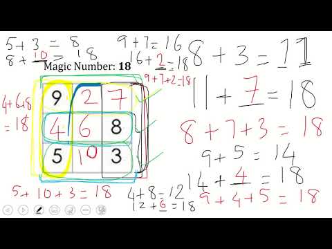 Magic Square Puzzles - Grade 2 and 3 - YouTube