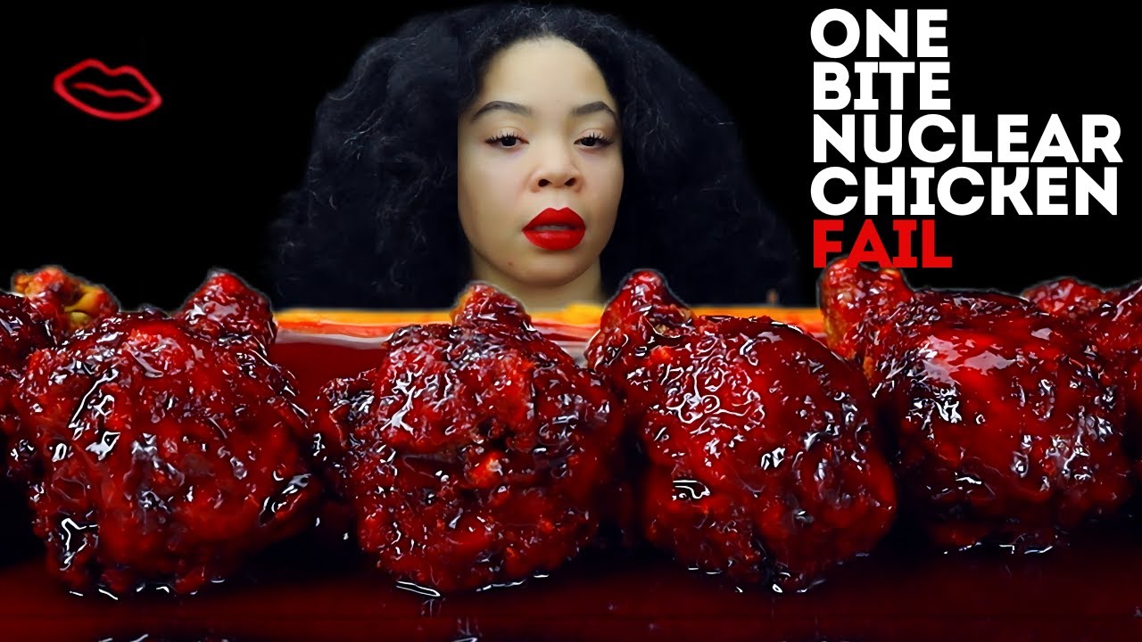 Spicy Nuclear Chicken Leg, One Bite Challenge FAIL |TikTok Viral ...