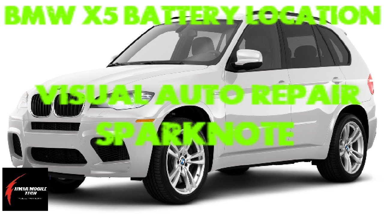 2010 BMW X5 BATTERY LOCATION (CHARGING SYSTEM) GERMAN / EUROPEAN ...