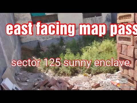 140 gaj (approx) plot for sale sector 125 sunny enclave map pass east ...