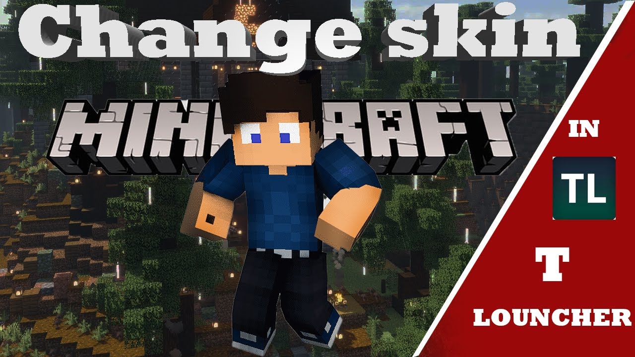 How To Change Skin In Minecraft | T Launcher | Minecraft Hindi - YouTube