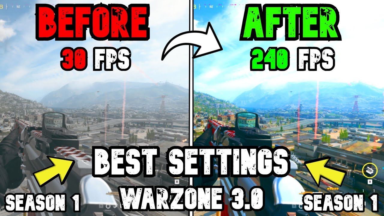 BEST PC Settings for Warzone 3 SEASON 1! (Optimize FPS & Visibility ...