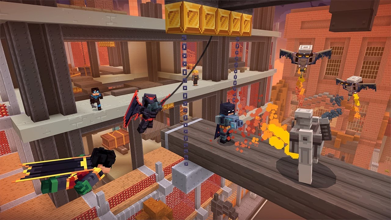 Batman in Minecraft! ( PENGUIN, FIREFLY & CLAYFACE ) PART 2 - YouTube