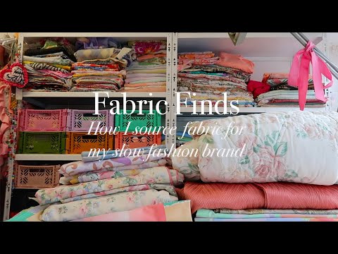 Sourcing Sustainable Fabric ★ Thrifted, Vintage & Secondhand Fabric ...
