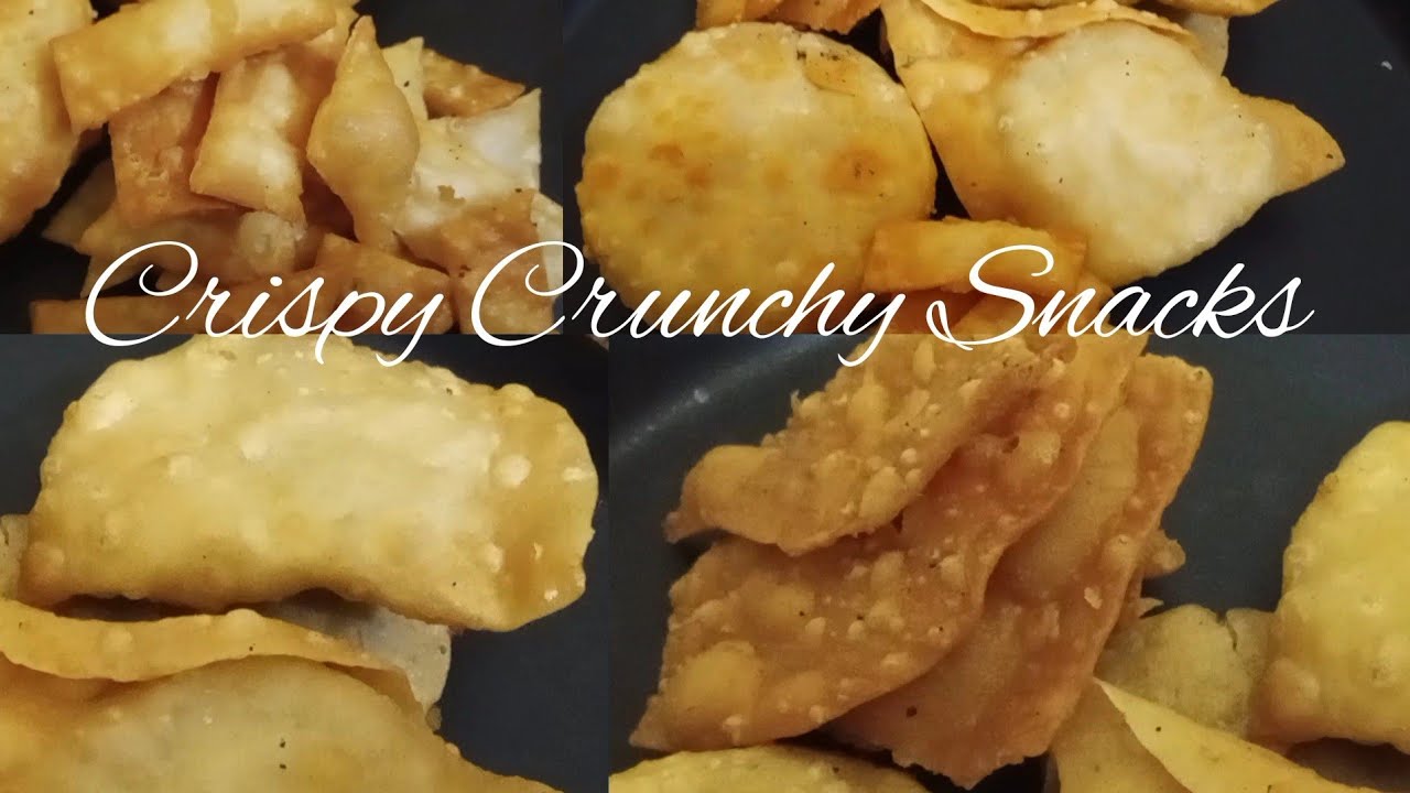 4 Instant,Delicious,Crispy,Crunchy & Spicy Homemade Snacks with Easy ...