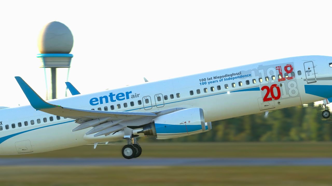 Katowice - Prague | B738 PMDG | ENTER AIR - YouTube