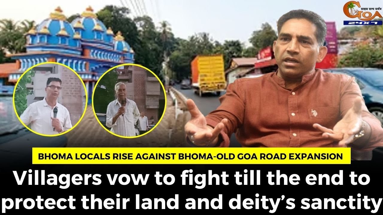 Bhoma locals rise against Bhoma-Old Goa road expansion, - YouTube