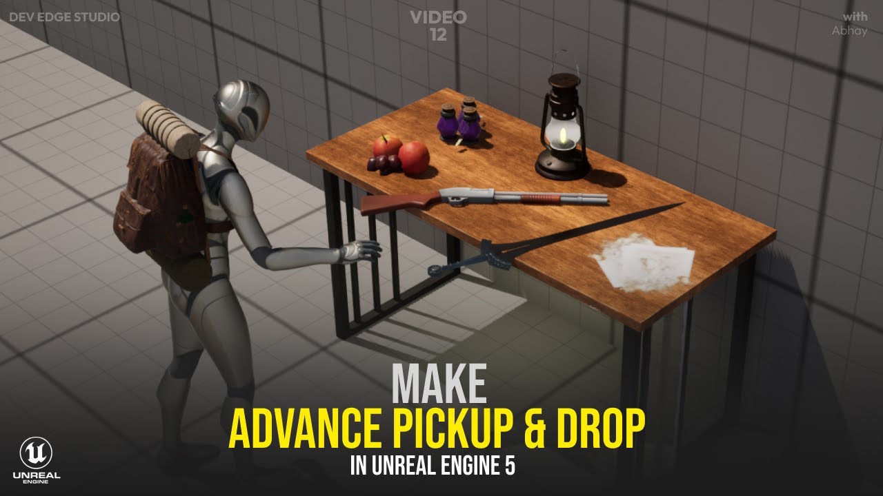 Make Pick Up & Drop system in Unreal Engine! - YouTube