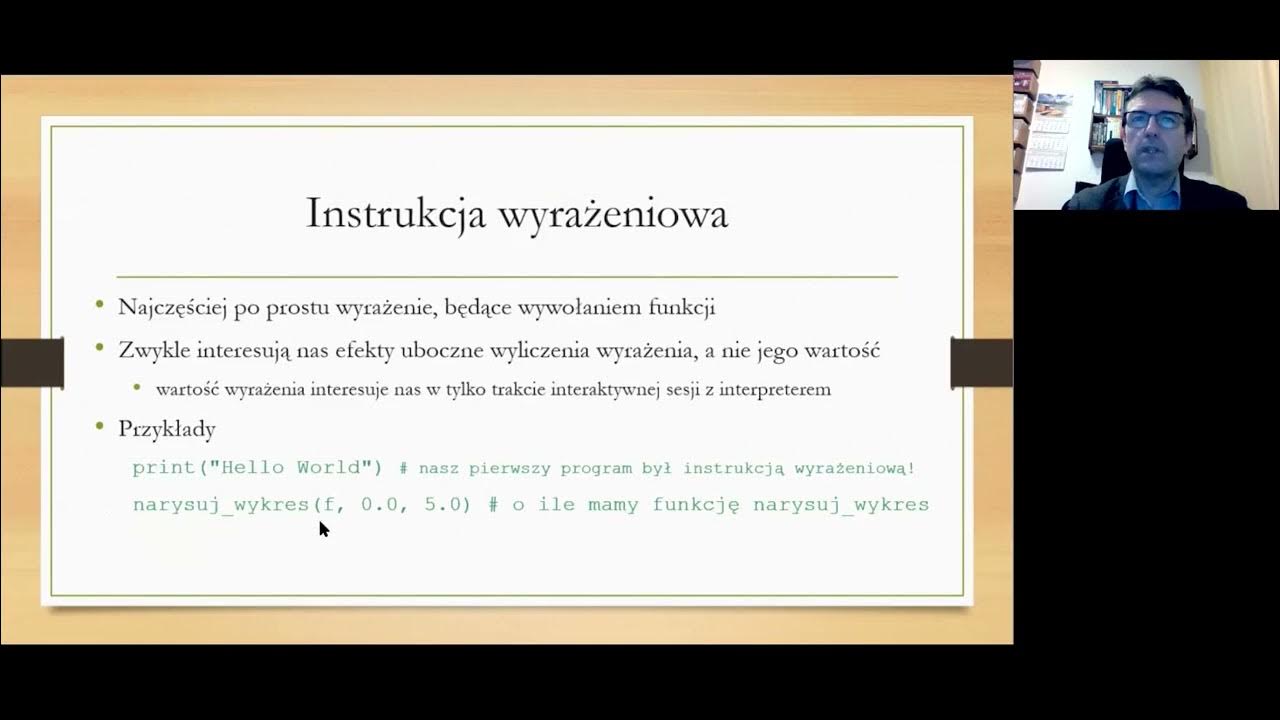 WYKŁAD 5 "Programowanie w Pythonie i jego zastosowanie do analizy ...