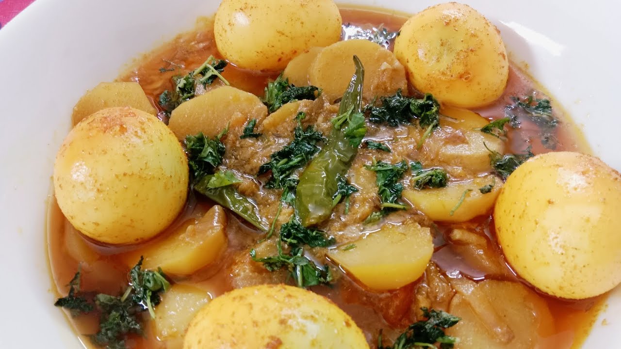 Unique Recipe Of Egg 🥚Potato 🥔 Curry 🍛| Alu Anda curry recipe 😋🤤#easy ...