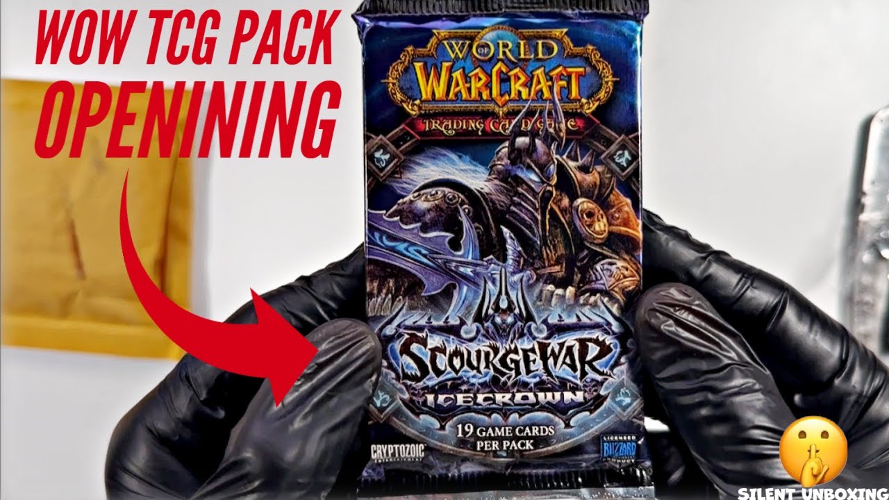 OPENING 13 years old WOW booster pack looking for the spectral cub ...