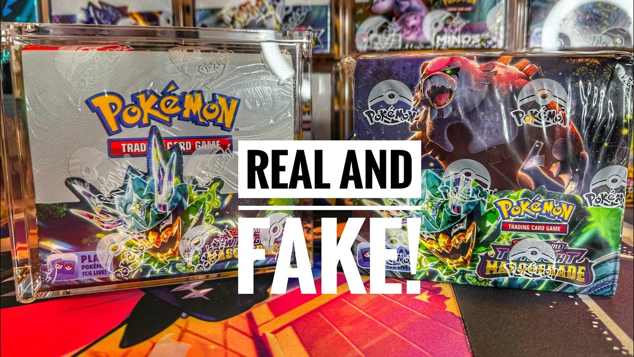 Opening A Fake Pokemon Booster Box - YouTube