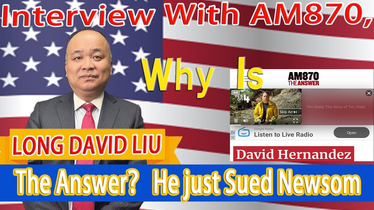 Interview With AM870, Why Is Long David Liu The Answer? He just Sued ...