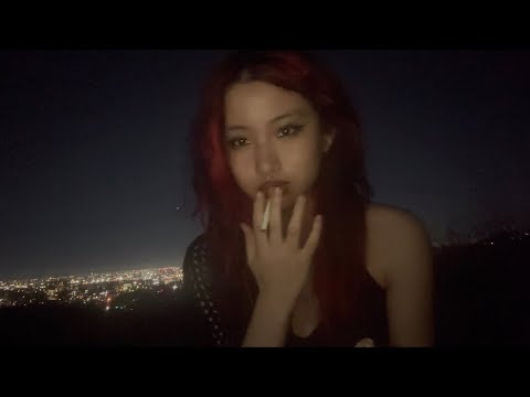 ASMR cigarettes with a view (gentle sounds, close whispers)