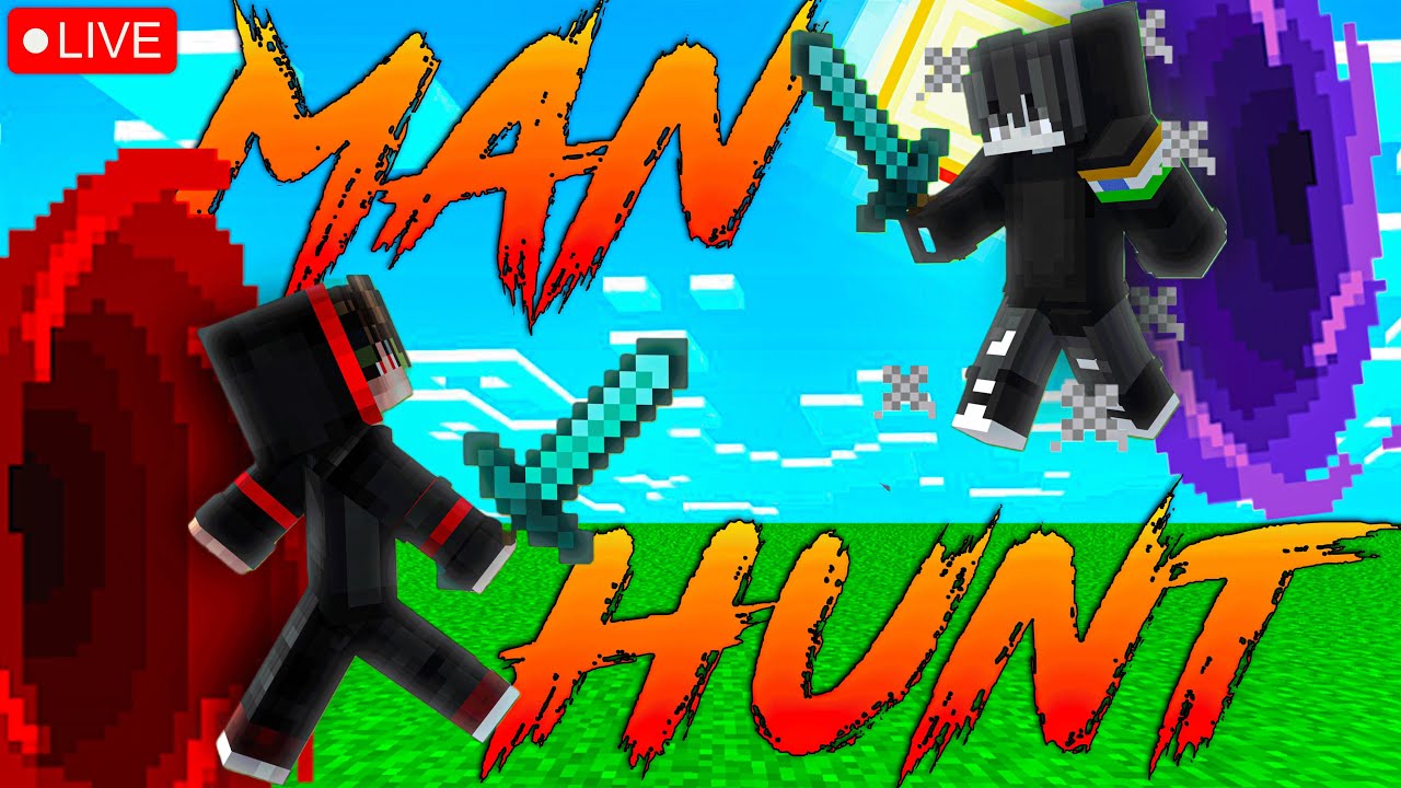 🔴 Minecraft Live Stream || MANHUNT & PVP || #minecraft #livestream #pvp ...