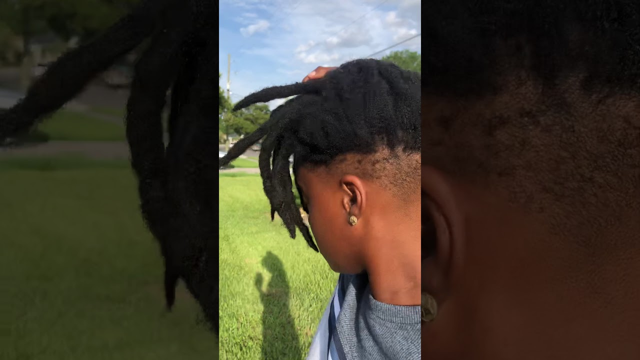 Freeform Semi freeform wicks dreads locs update 1yr and 9 months ...