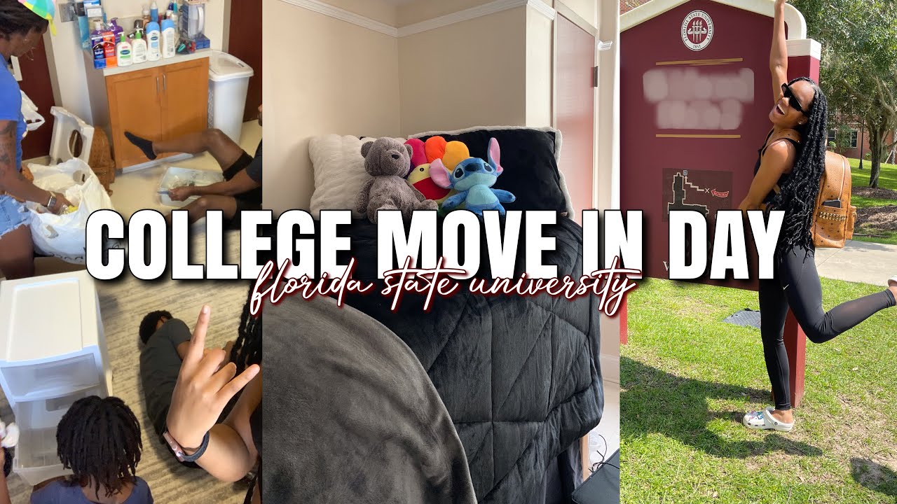 COLLEGE MOVE IN DAY VLOG | FLORIDA STATE UNIVERSITY - YouTube