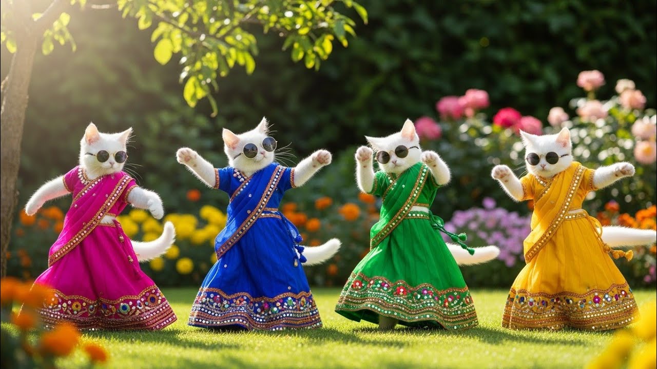 🐾 Desi Billi Dance | Indian Cats Ka Full Party Mood | Funny Cute Cat ...