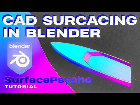 Design a Boat hull in Blender !  - SurfacePsycho Add-on Tutorial