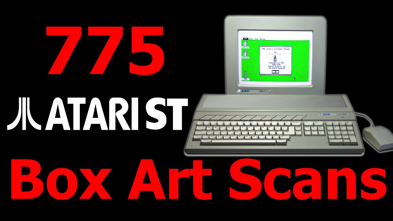 775 Atari ST Box Art Scans - YouTube
