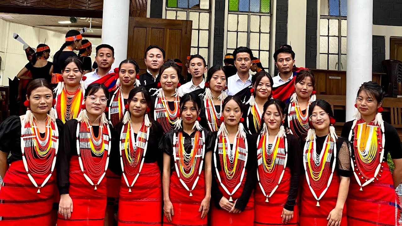 CTC cultural night/Chang Naga Tribe folk song/ Mokokchong Nagaland ...