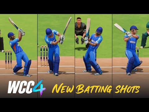 WCC4 | All New Realistic Batting Shots🏏 | Motion Captured Shots