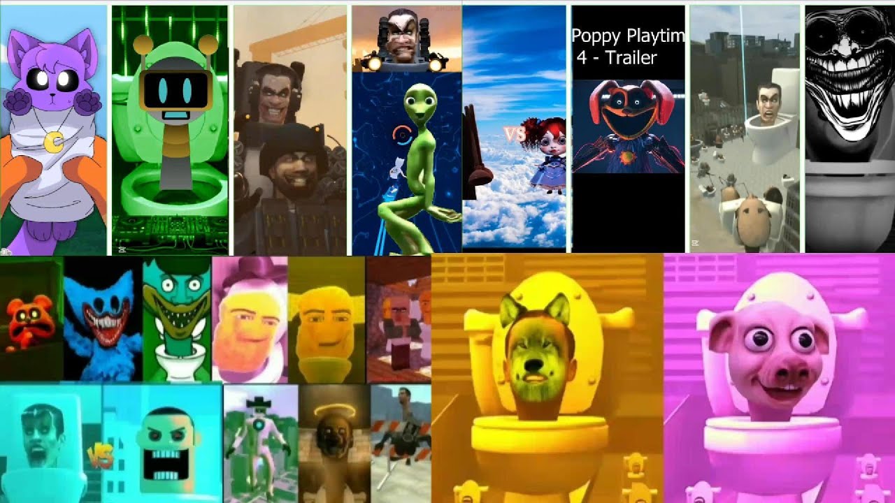 SKIBIDI TOILET VS POPPY PLAYTIME BABY - YouTube
