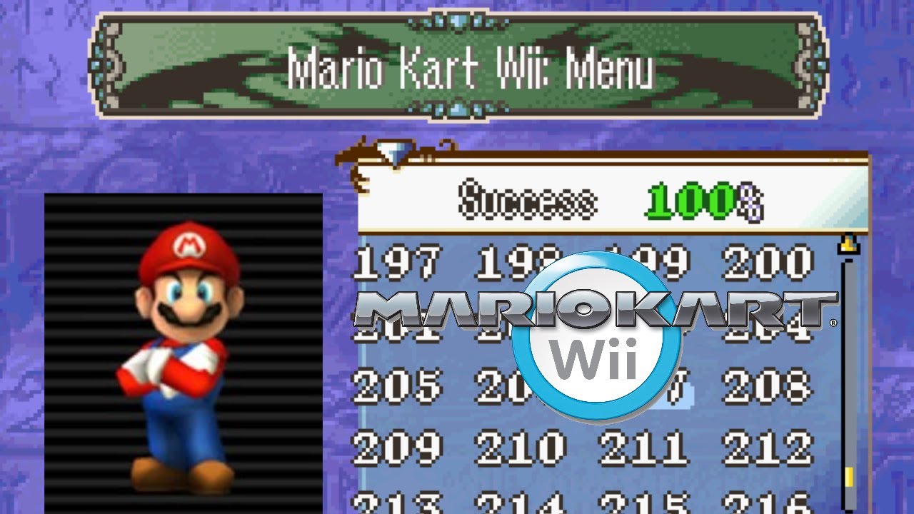 FEGBA: Mario Kart Wii - Menu - YouTube