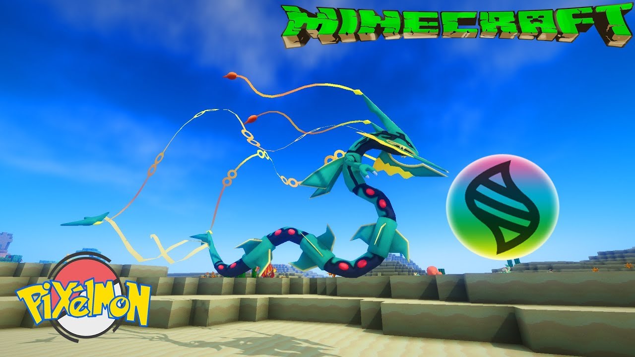 Minecraft Pixelmon+ Tập 28: Dragon Ascent Mega Rayquaza và Lucky Block ...