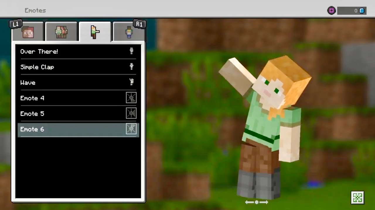 How to Use Minecraft Emotes - Minecraft Nether Update - YouTube