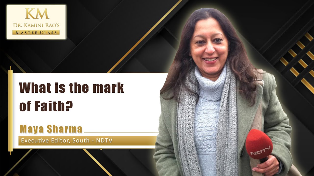 Maya Sharma, Executive Editor, South - NDTV | Dr Kamini Rao's Master ...