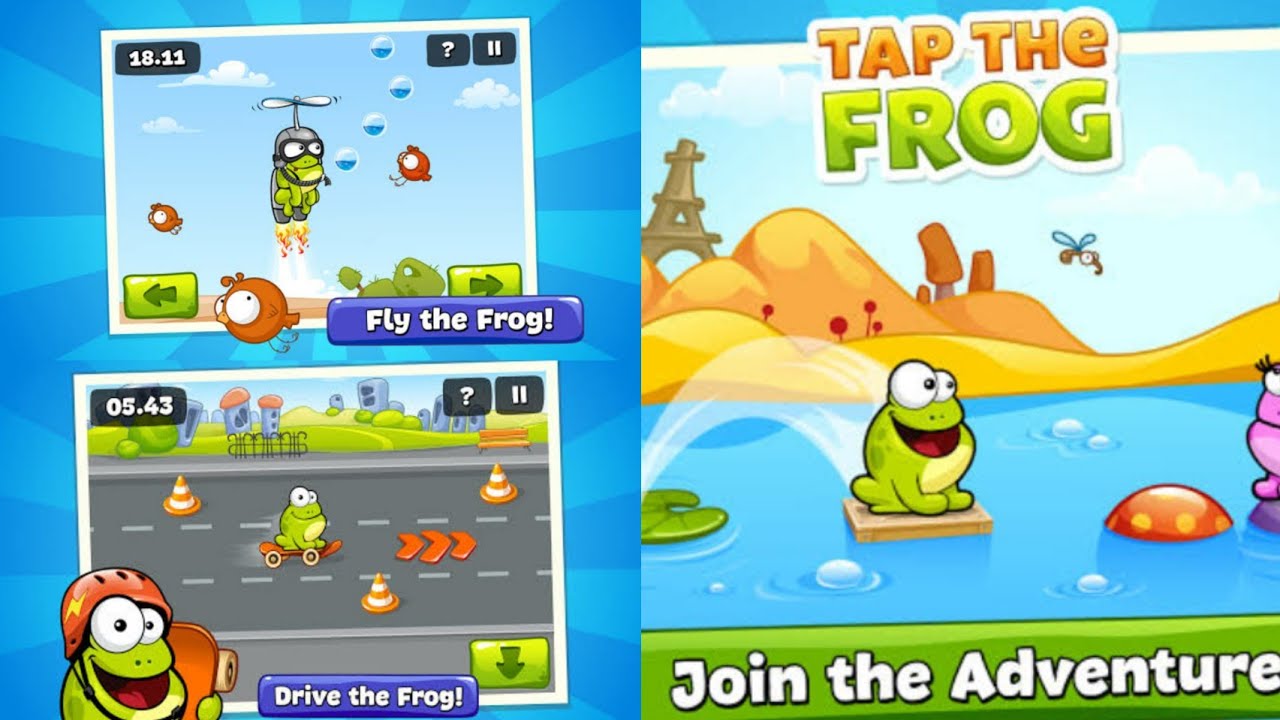 Tap the Frog - Collect Candies, Pop Bubbles | Frog Games, Android ...