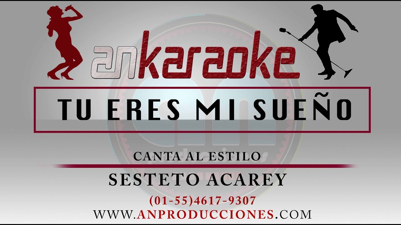 Tu Eres Mi Sueño - Septeto Acarey - Salsa - Karaoke - YouTube